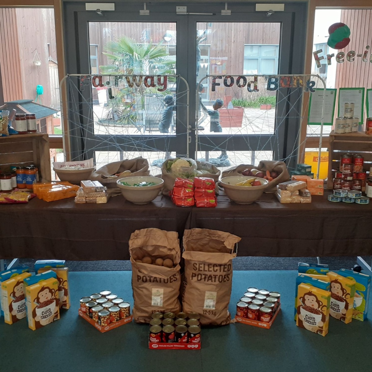 Northway Primary School - Food bank at Fairway School