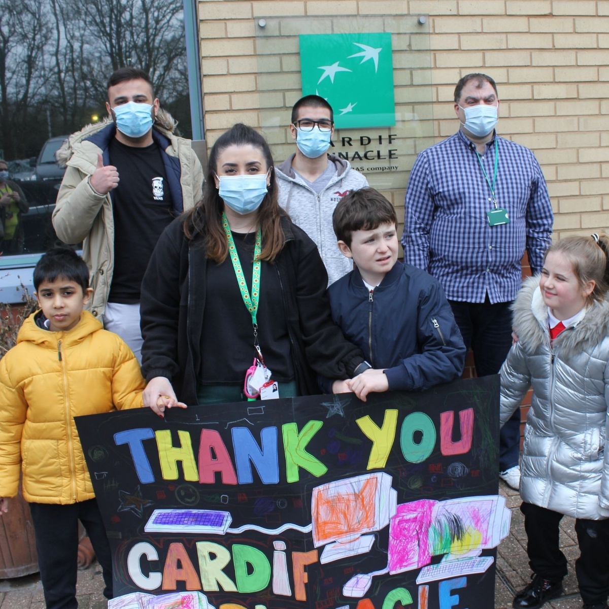 Northway Primary School - Thank you Cardif Pinnacle