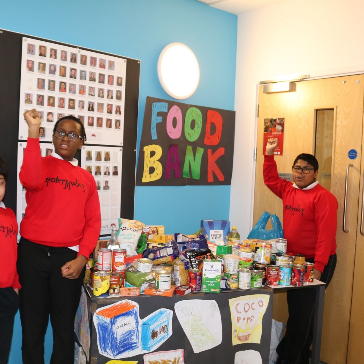Northway Primary School - Food bank drive a huge success!